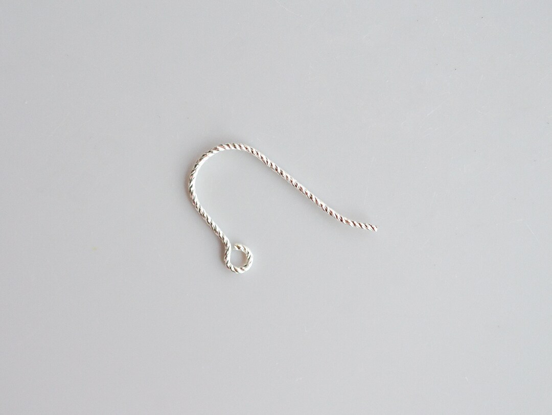 Sterling Silver Sparkle French Ear Wires 12x20mm, Made in USA, GF69 - Etsy