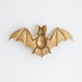 Antiqued Gold-brass Bat Charm 71mm, Made in USA, AS56 - Etsy