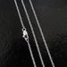 32 Inch - Sterling Silver 1.3mm Rope Chain With Clasp - Custom Lengths ...
