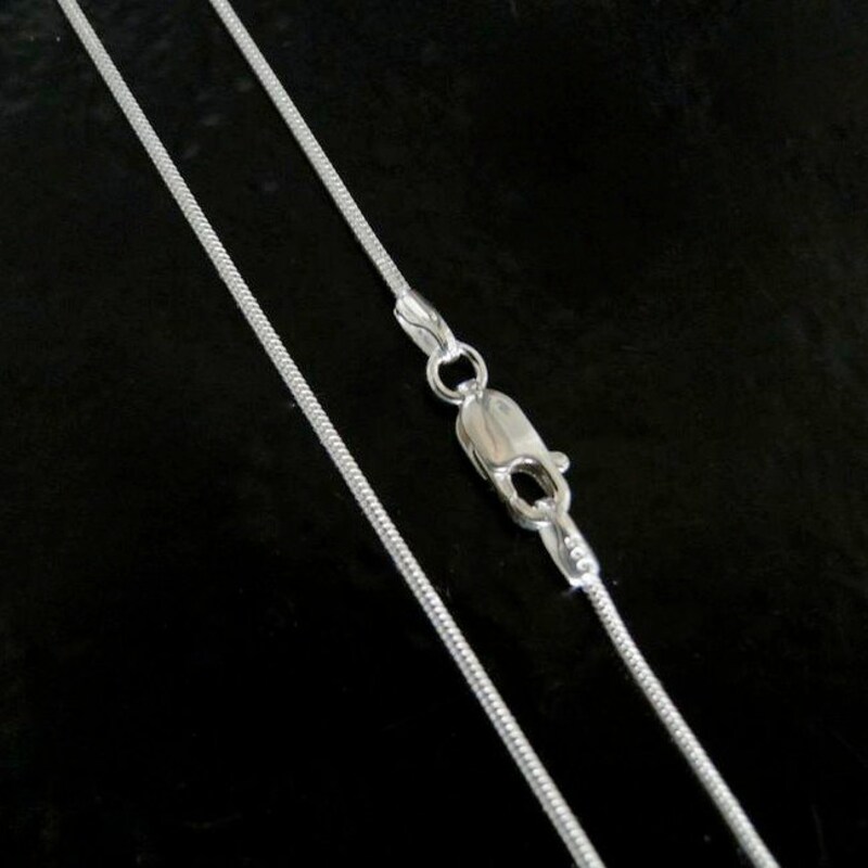 Long Silver Necklace - Etsy