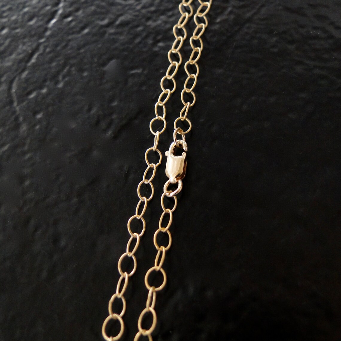 27 Inch Gold Filled Round Cable Chain Twisted 3.5mm With | Etsy