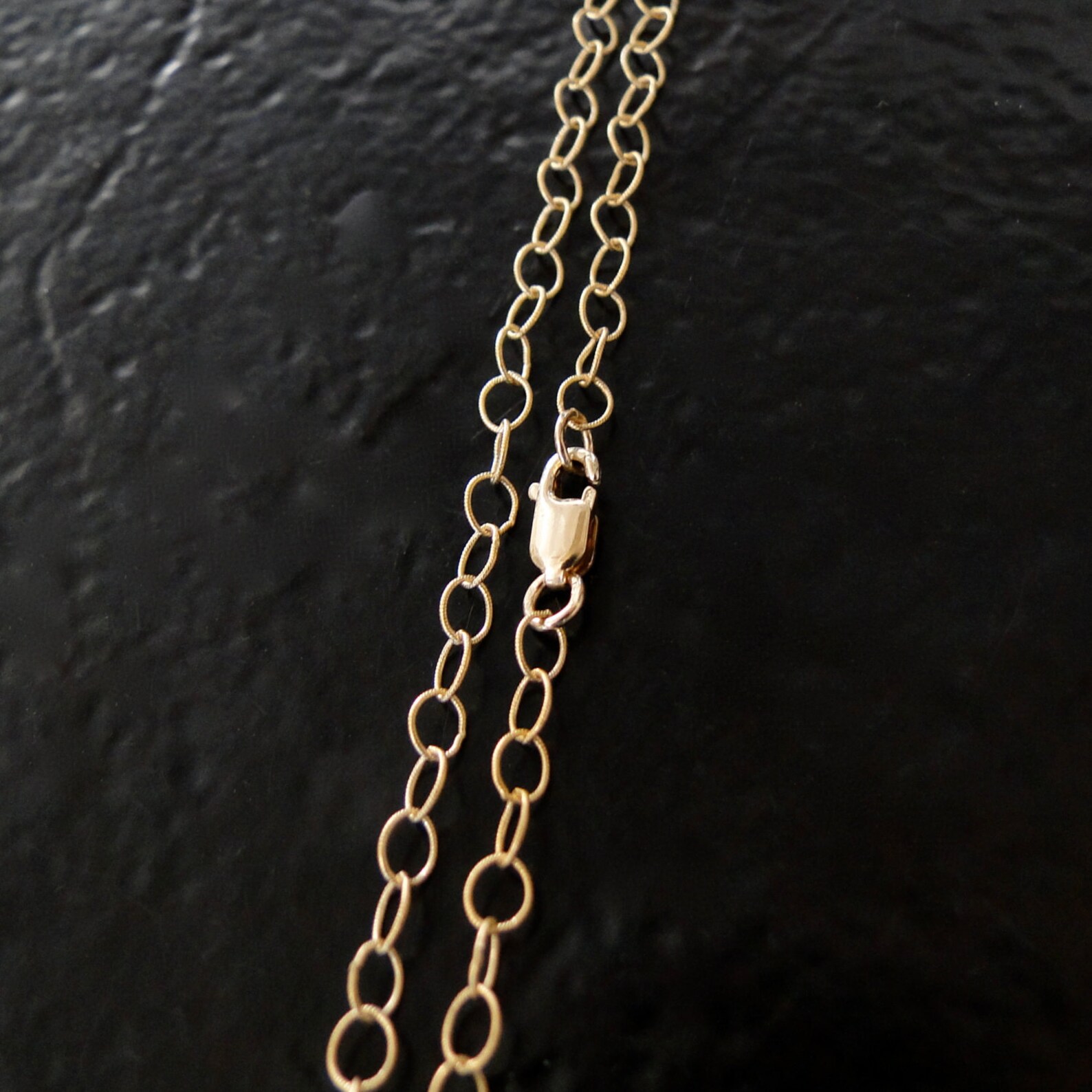 27 Inch Gold Filled Round Cable Chain Twisted 3.5mm With | Etsy