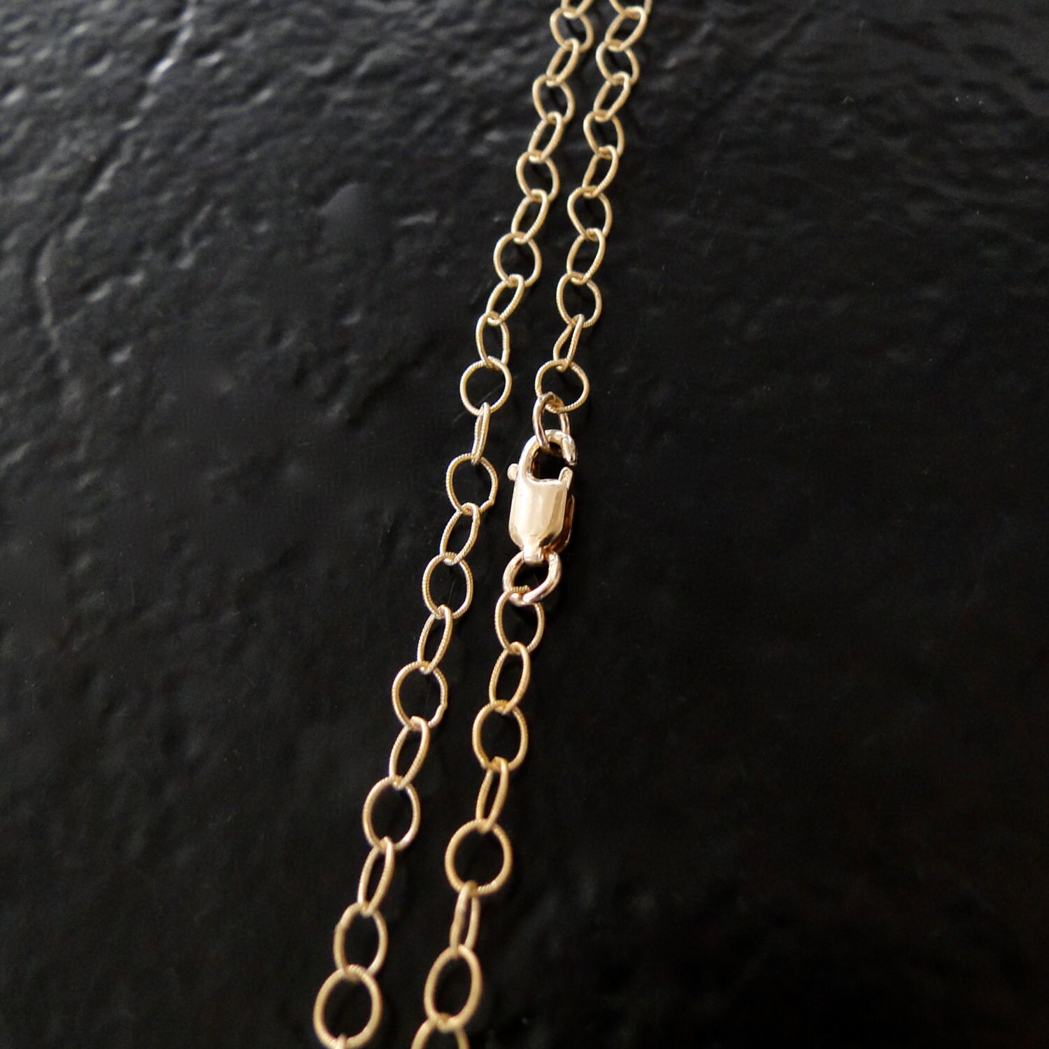 27 Inch Gold Filled Round Cable Chain Twisted 3.5mm With | Etsy