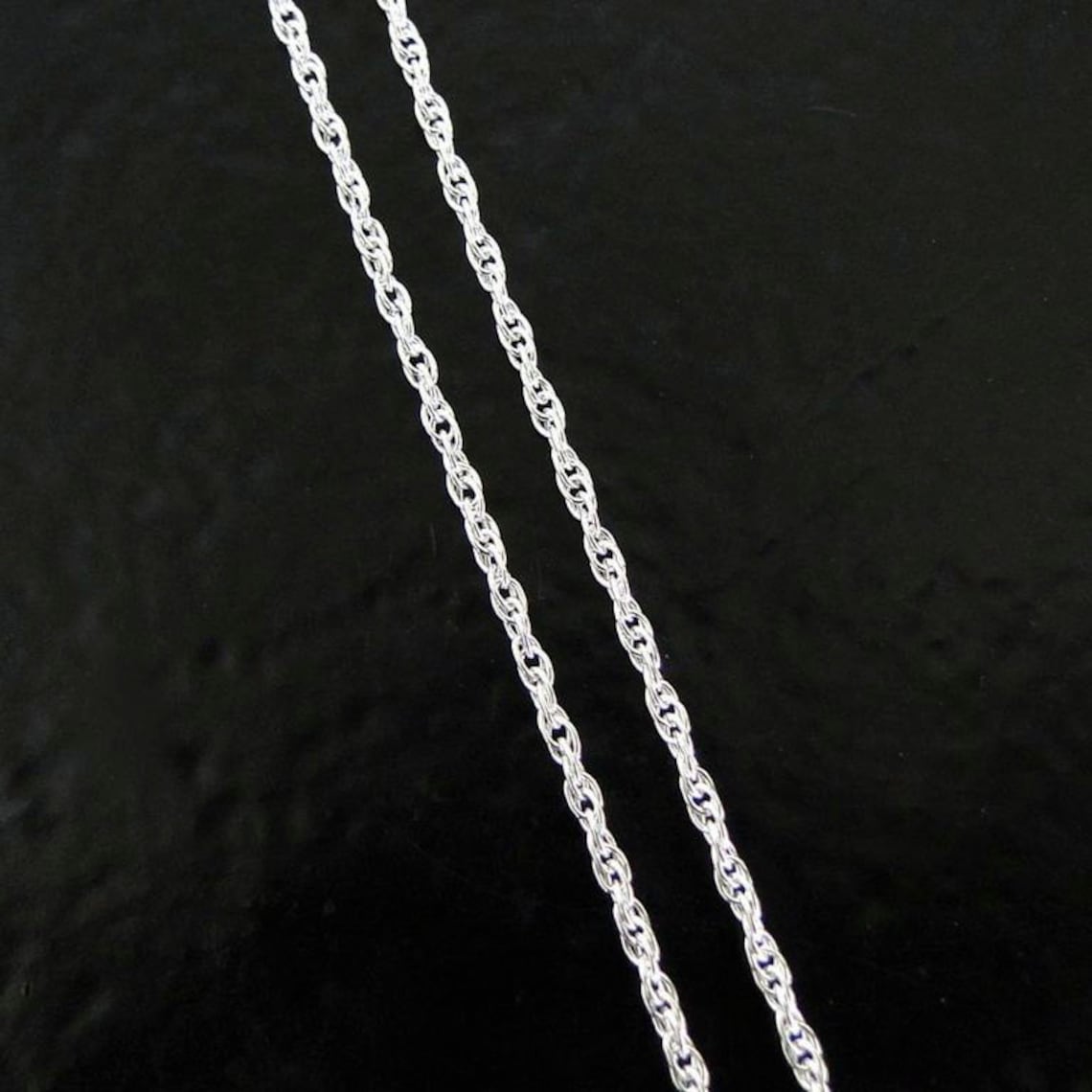 14 Inch Sterling Silver 1.6mm Rope Chain Necklace | Etsy