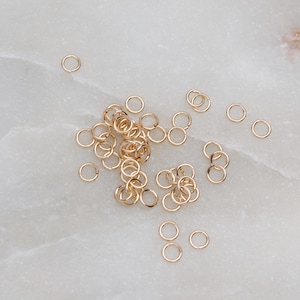 50pcs 14K Gold Filled 3mm Open Jump Rings 24ga Made in USA GF7 - Etsy