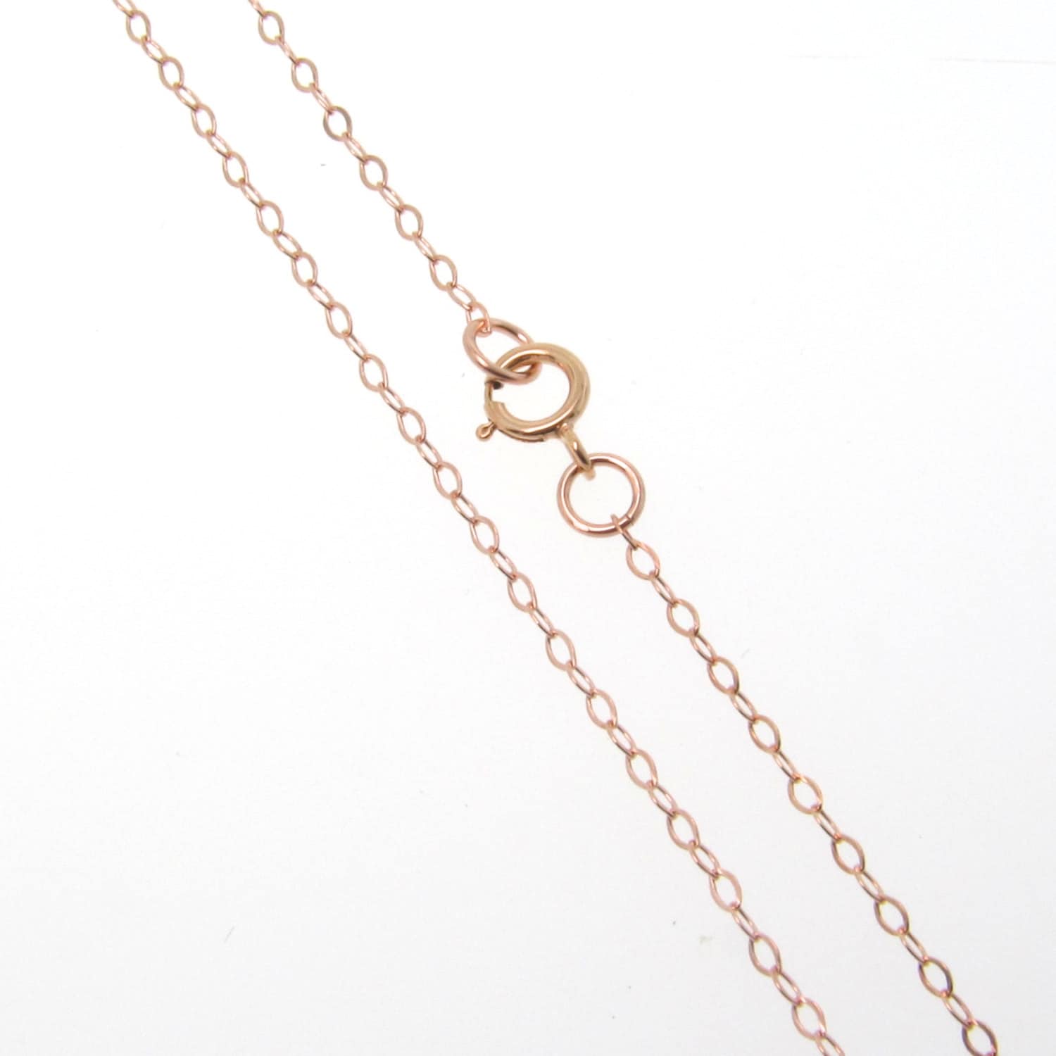 Any Length Rose Gold Filled Cable Chain Necklace - Etsy