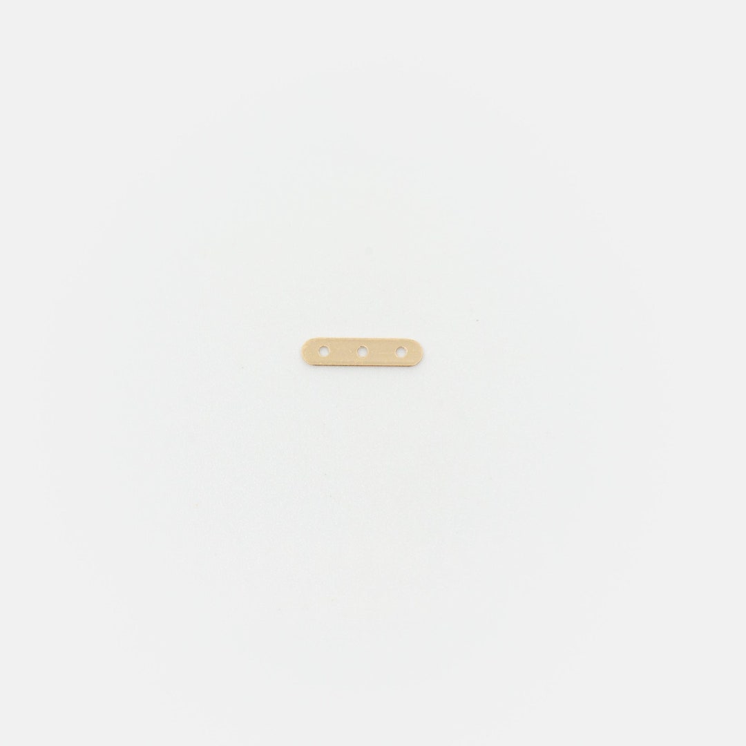 Four - 14k Gold Filled Divider Bar 3 Row 2.5x11mm .4mm Thickness W/ 0 ...