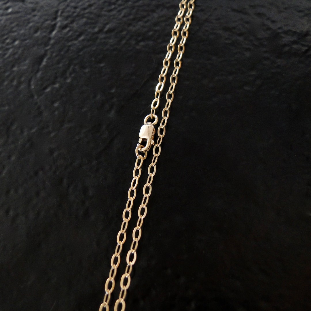 32 Inch 14K Gold Filled 2.3mm Cable Chain With Lobster Clasp, C6 - Etsy