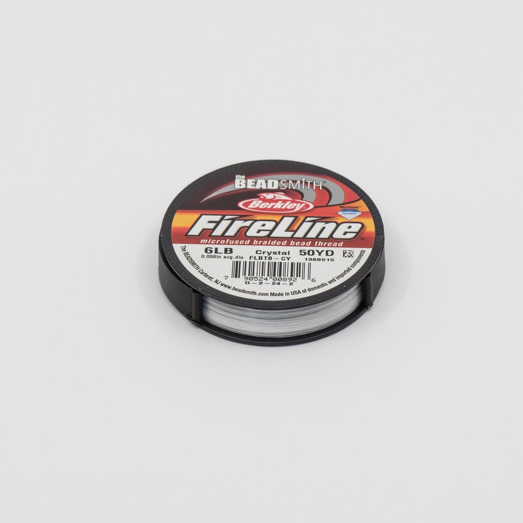 6 LB Fireline Crystal .006 IN/.15MM Diameter 50 Yards, the Beadsmith ...