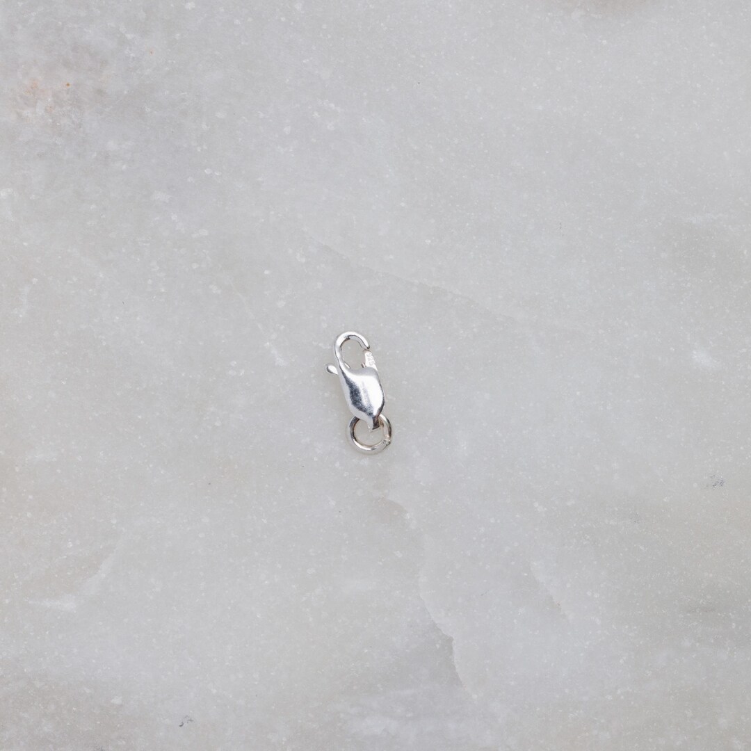 Sterling Silver Lobster Clasps 2.7x7mm, Made in Italy, D9 - Etsy