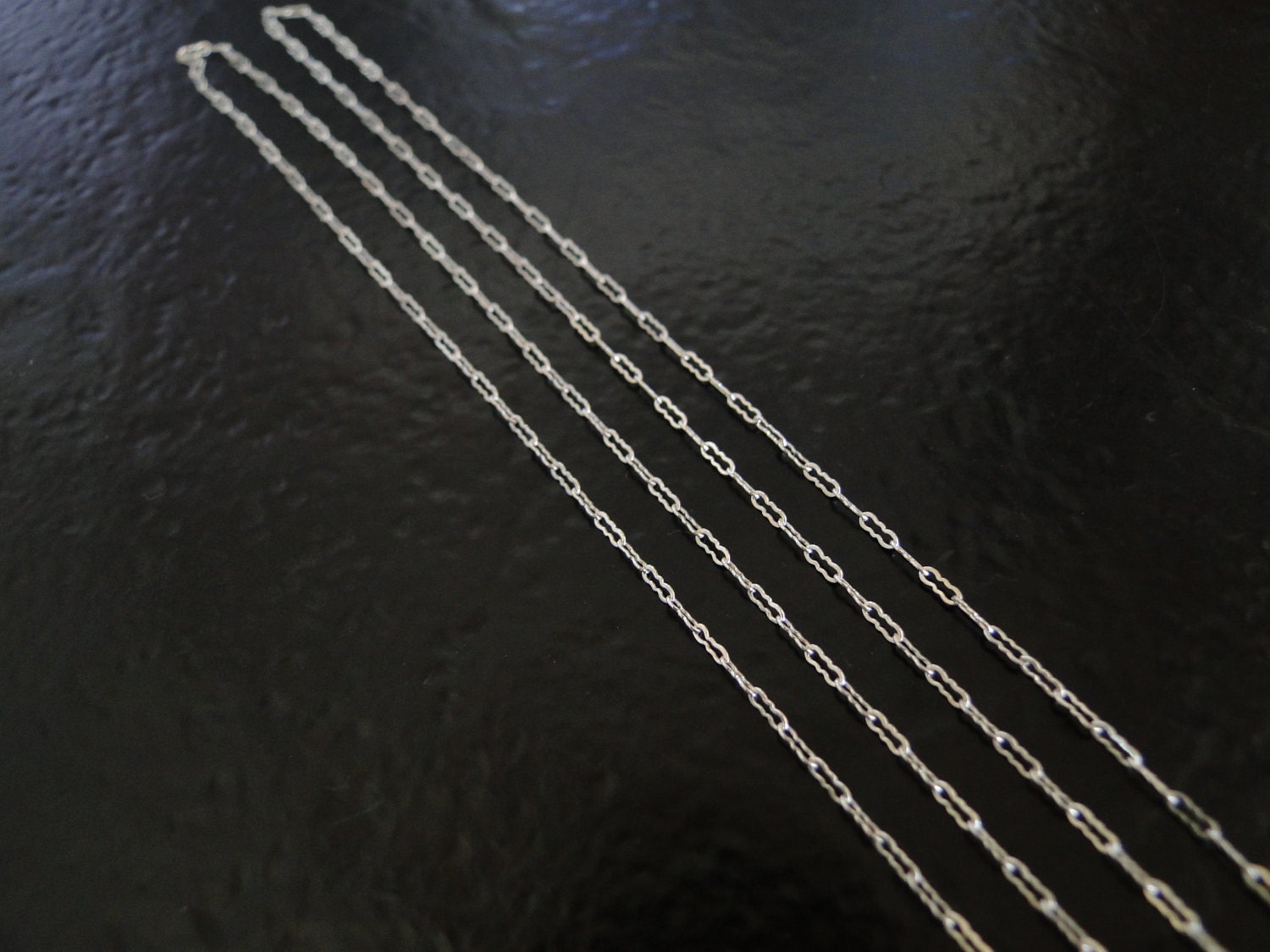30 Inch Sterling Silver Finished Fancy Krinkle Chain With - Etsy