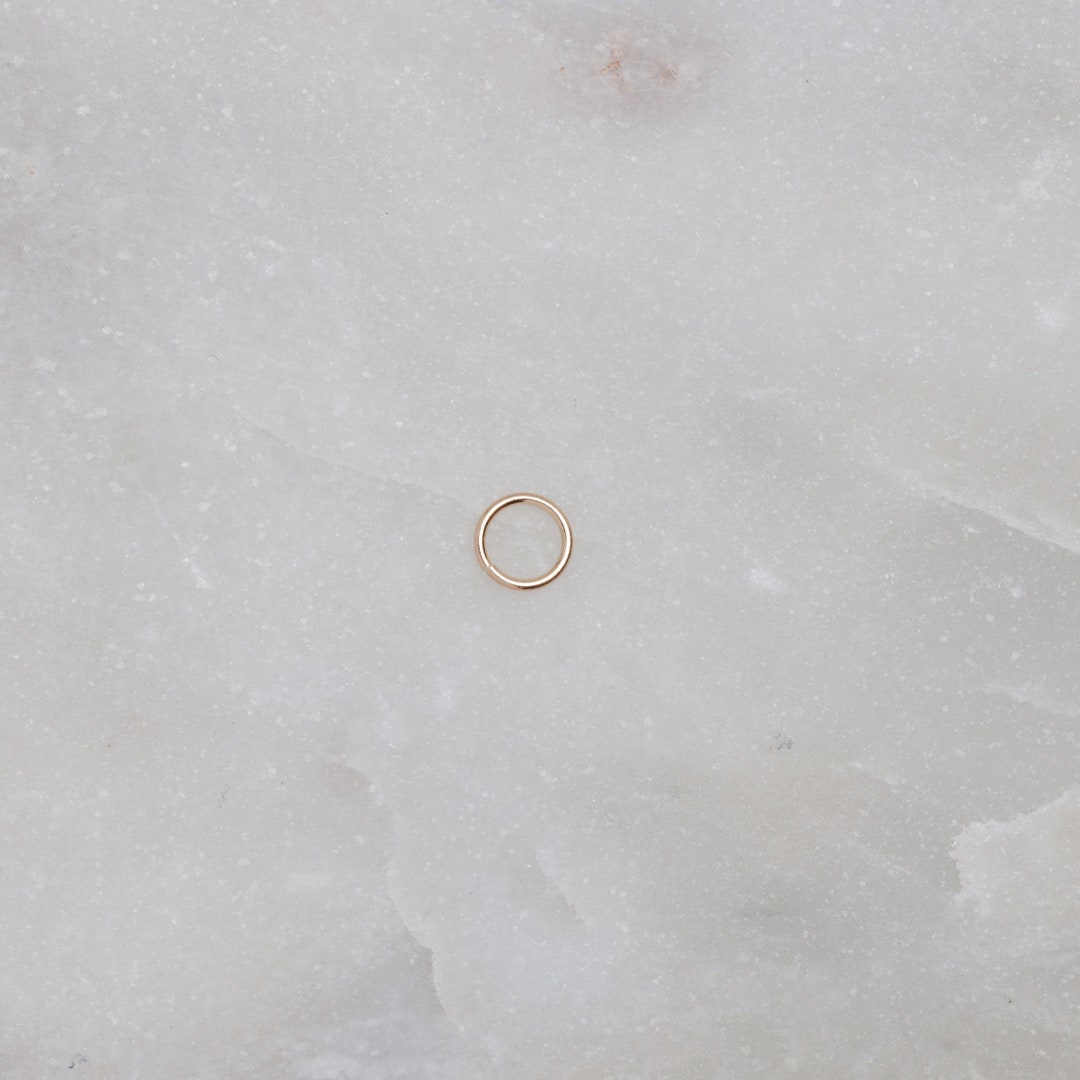 14K Gold 5mm 22 Gauge Open Jump Ring, Made in USA, SG37 - Etsy