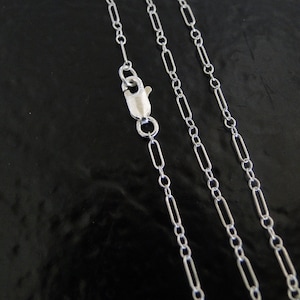 26 Inch Sterling Silver Long and Short Chain With Lobster Clasp ...