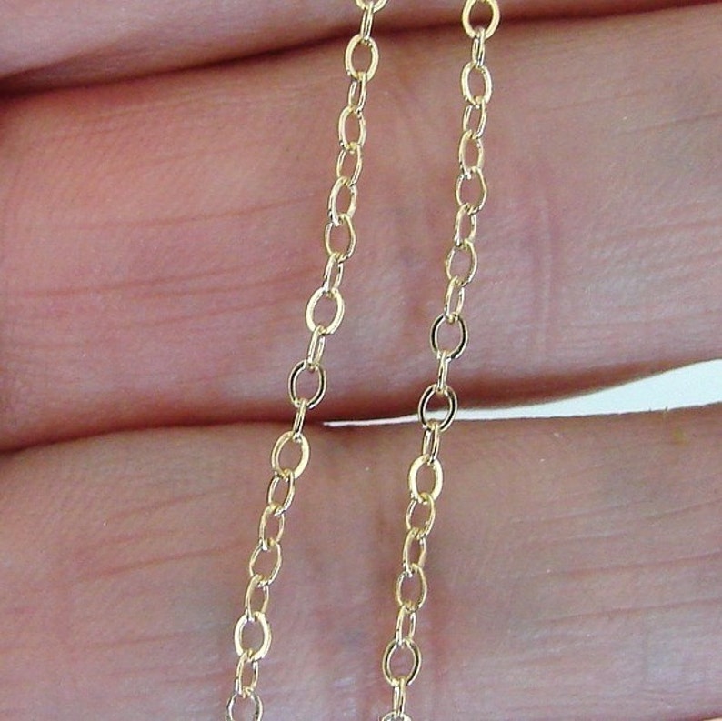 30 Inch - 14K Gold Filled Cable Chain Necklace - All Lengths Available ...