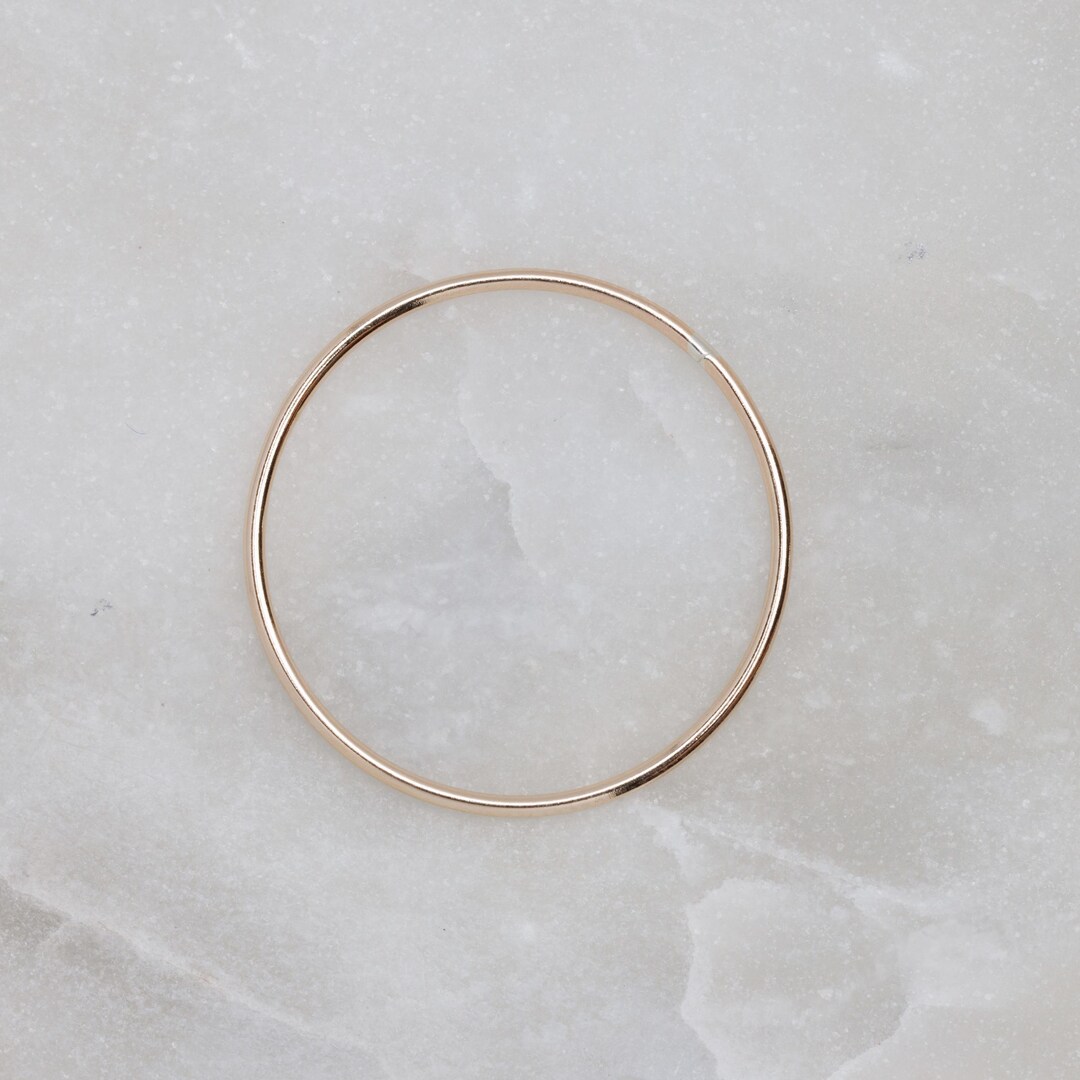 2 Pcs 25mm Circle Link, Closed Connector 14K Gold Filled, Made in USA ...