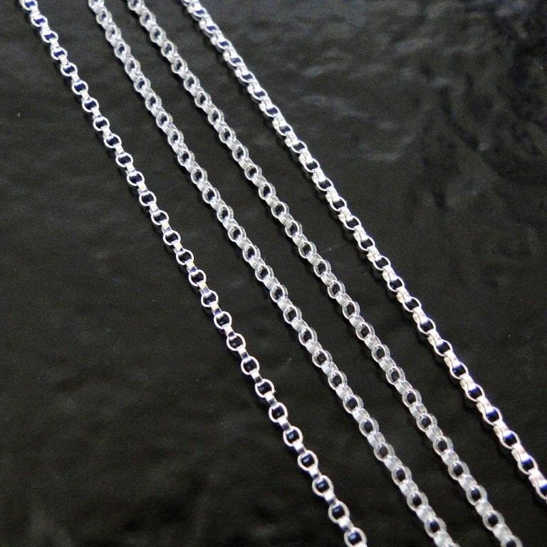 14 Inch Sterling Silver 1.2mm Rolo Chain Necklace All - Etsy