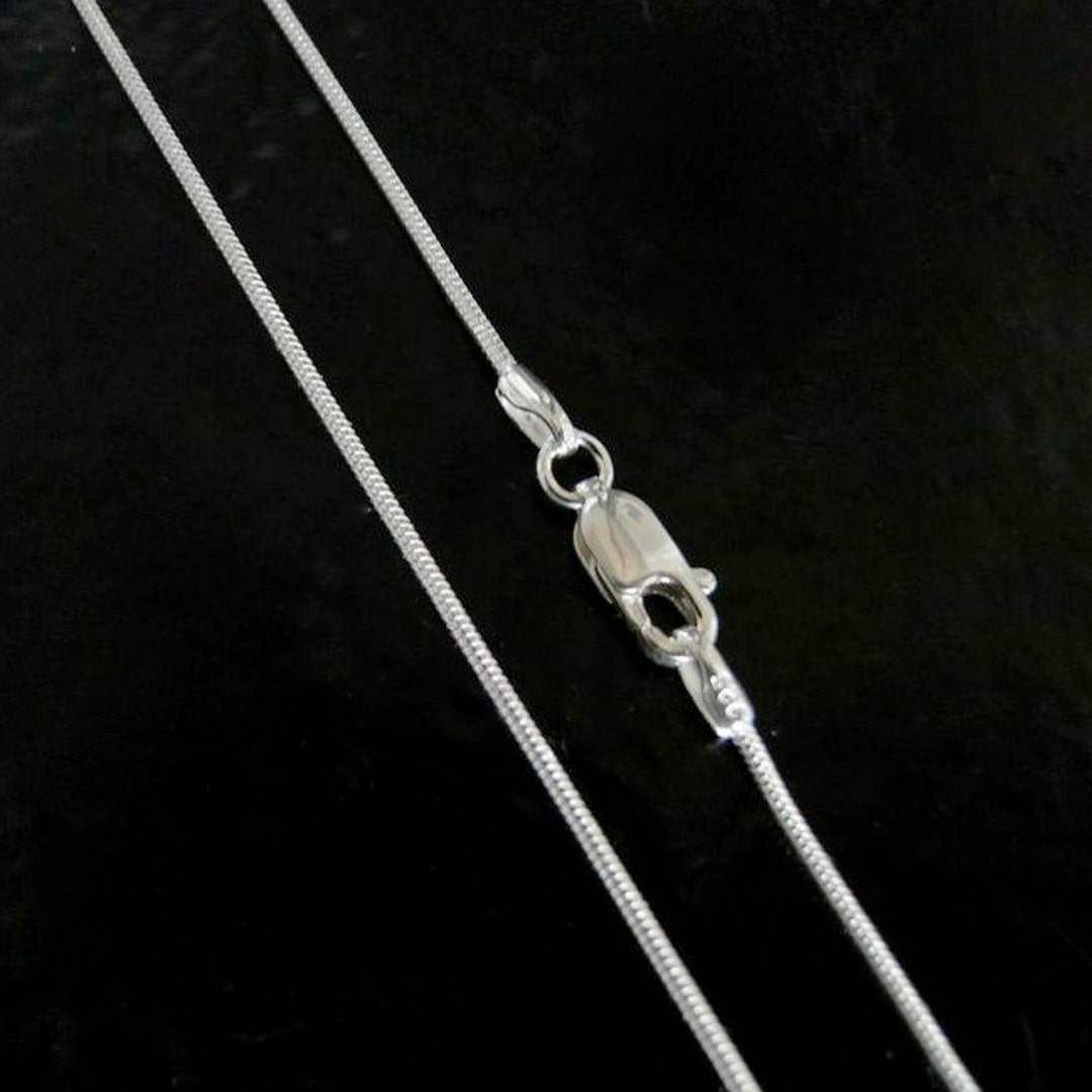 20 Inch - Sterling Silver Snake Chain 1mm Necklace - Etsy