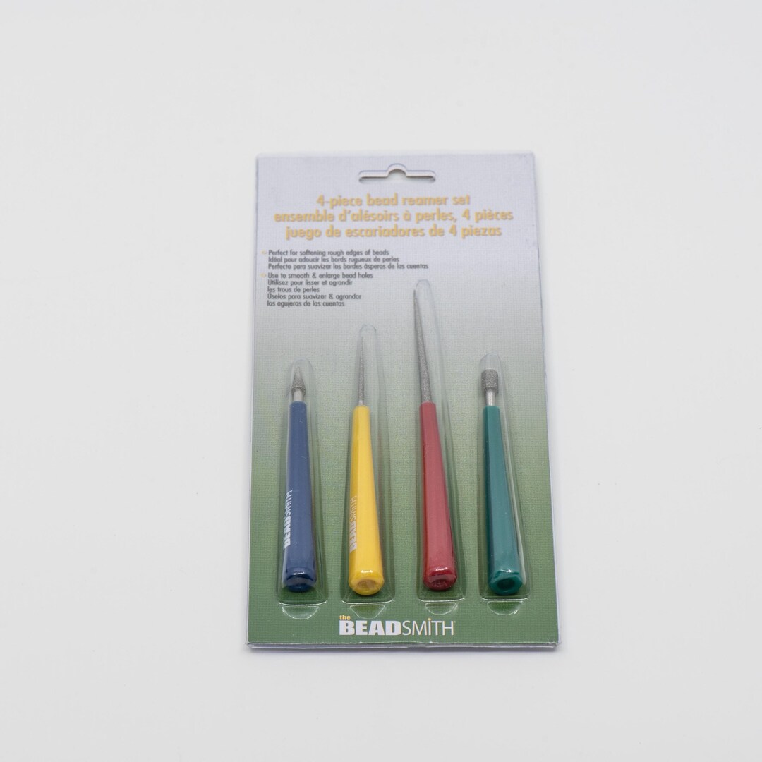 4 Piece Bead Reamer Set, the Beadsmith, Made in China, T503 - Etsy