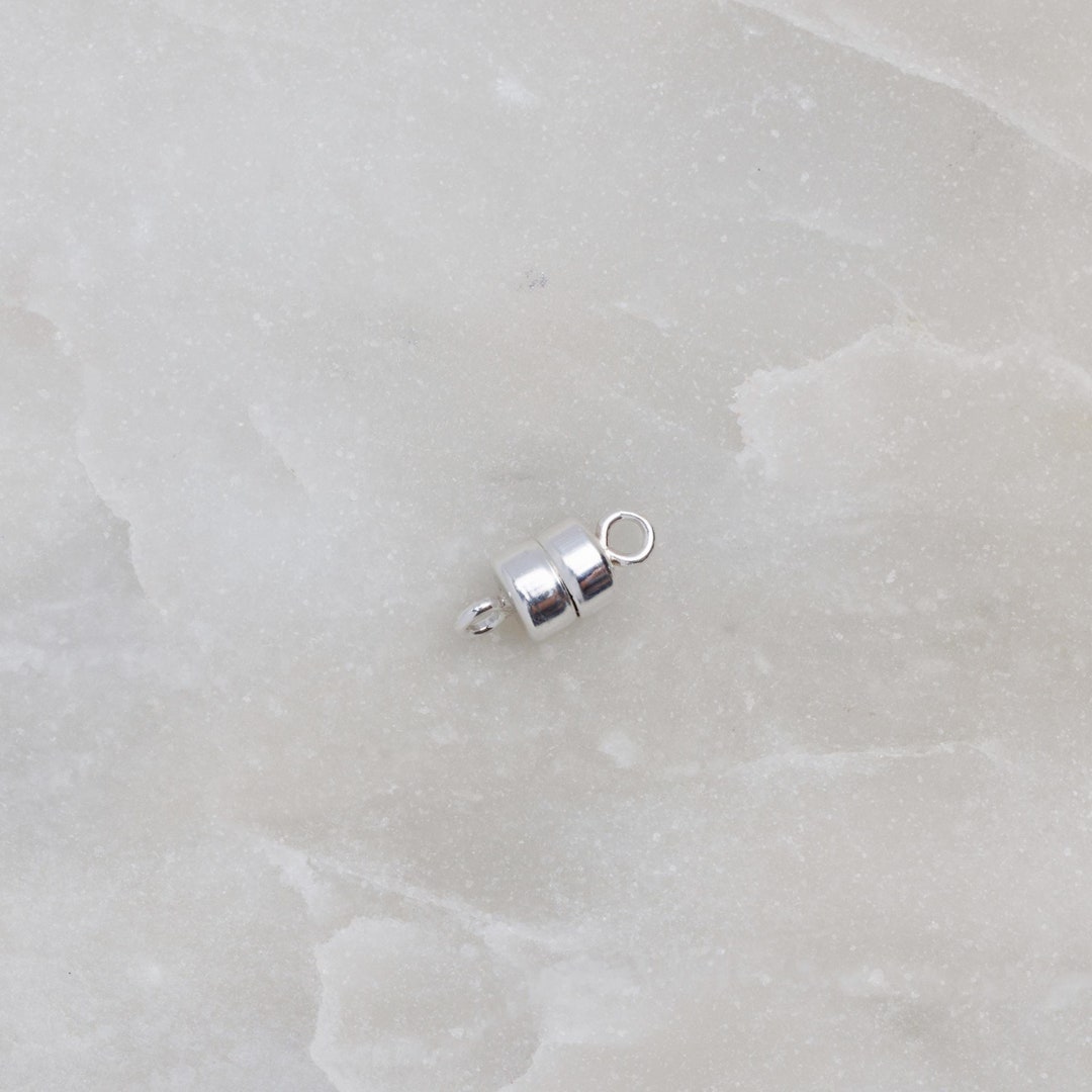 Sterling Silver Magnetic Clasp 4.5mm, Made in USA, SS53 - Etsy