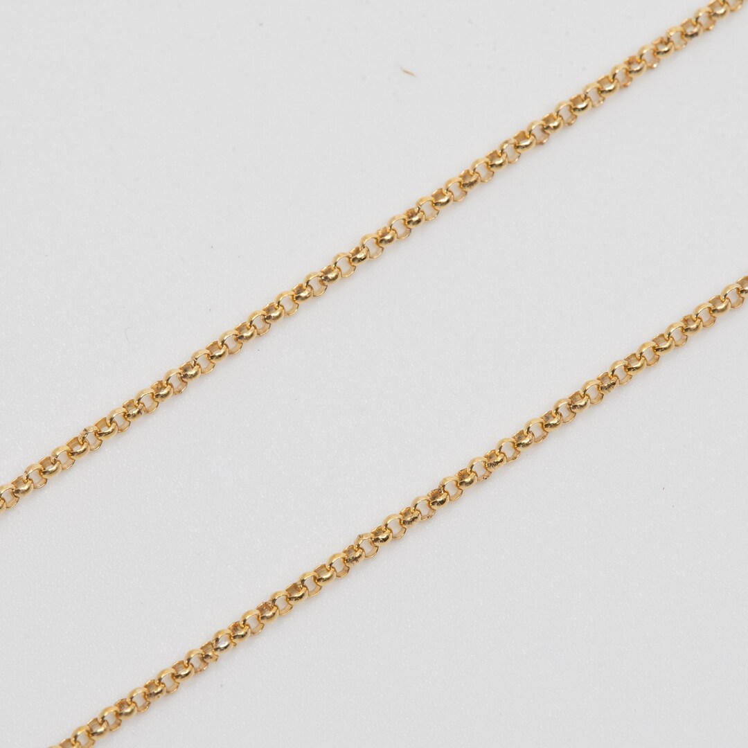 10 Feet - 14K Gold Filled 1.4mm Rolo Chain by Foot - All Lengths ...