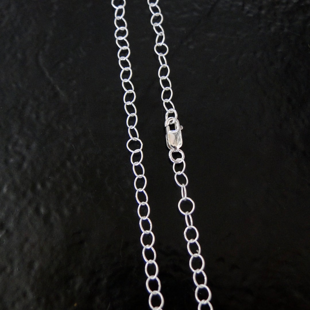 27 Inch Sterling Silver 3.5mm Round Twisted Chain Necklace - Custom ...