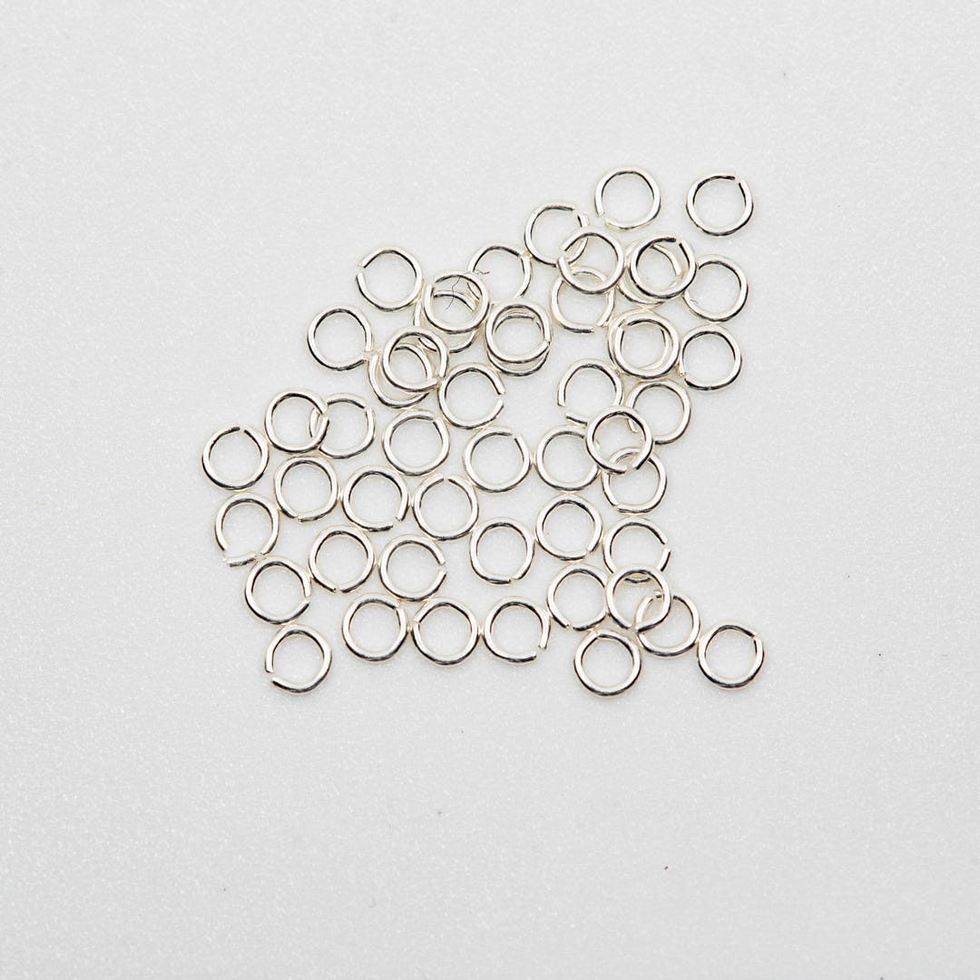 100pcs - .925 Sterling Silver 2.5mm Open Jump Rings 24ga, Made in USA, E155 - Etsy