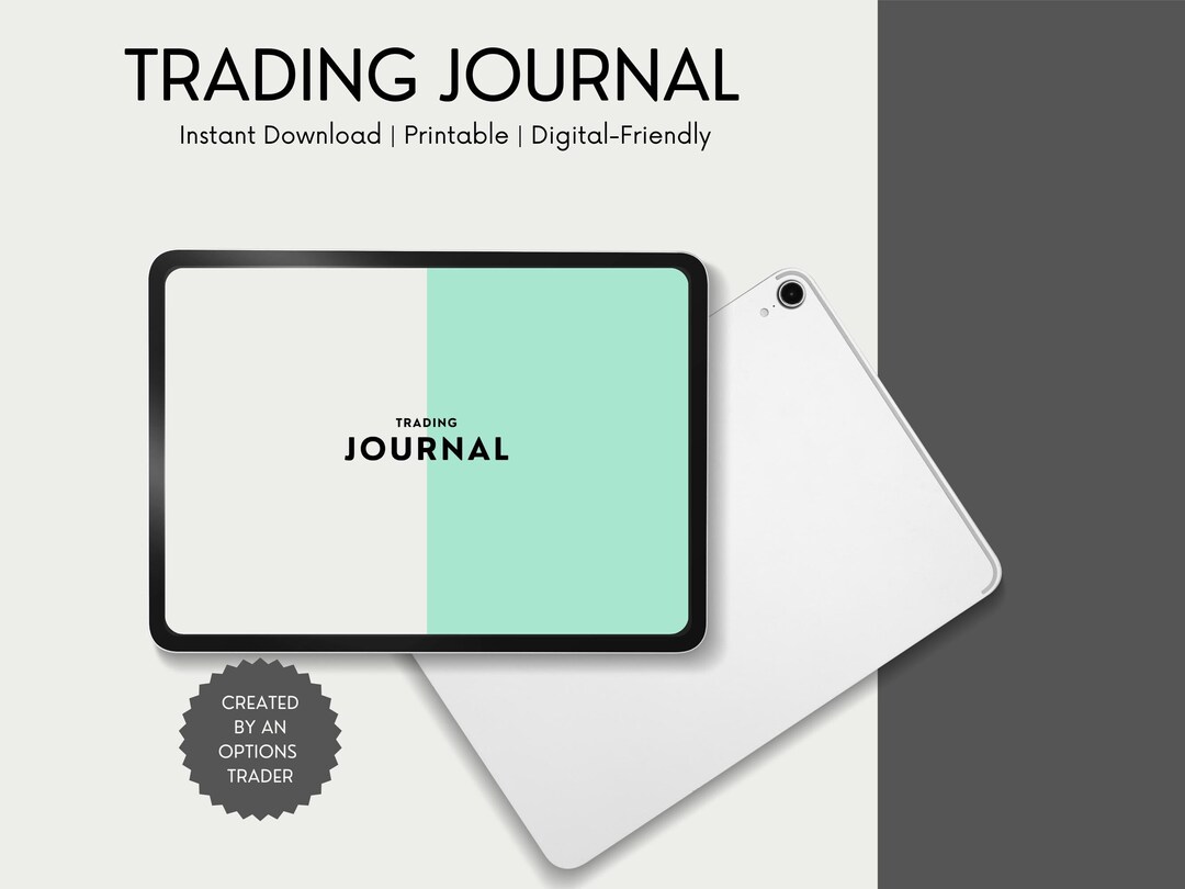 Trading Journal|printable Day Trading Log Book|strategy Planner ...