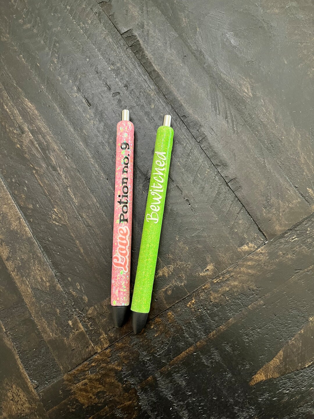 Glitter Gel Pens Love Potion Bewitched Fun Gel Pens Epoxy - Etsy