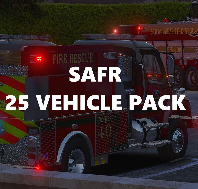 25 San Andreas Fire Rescue Vehicle Pack [fivem] [non-els] - Etsy