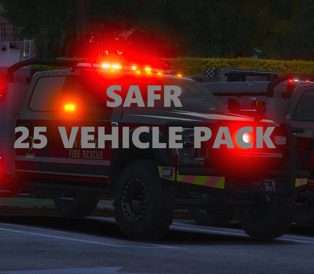 25 San Andreas Fire Rescue Vehicle Pack [fivem] [non-els] - Etsy