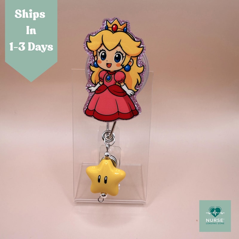 Star Work Badge Holder - Etsy