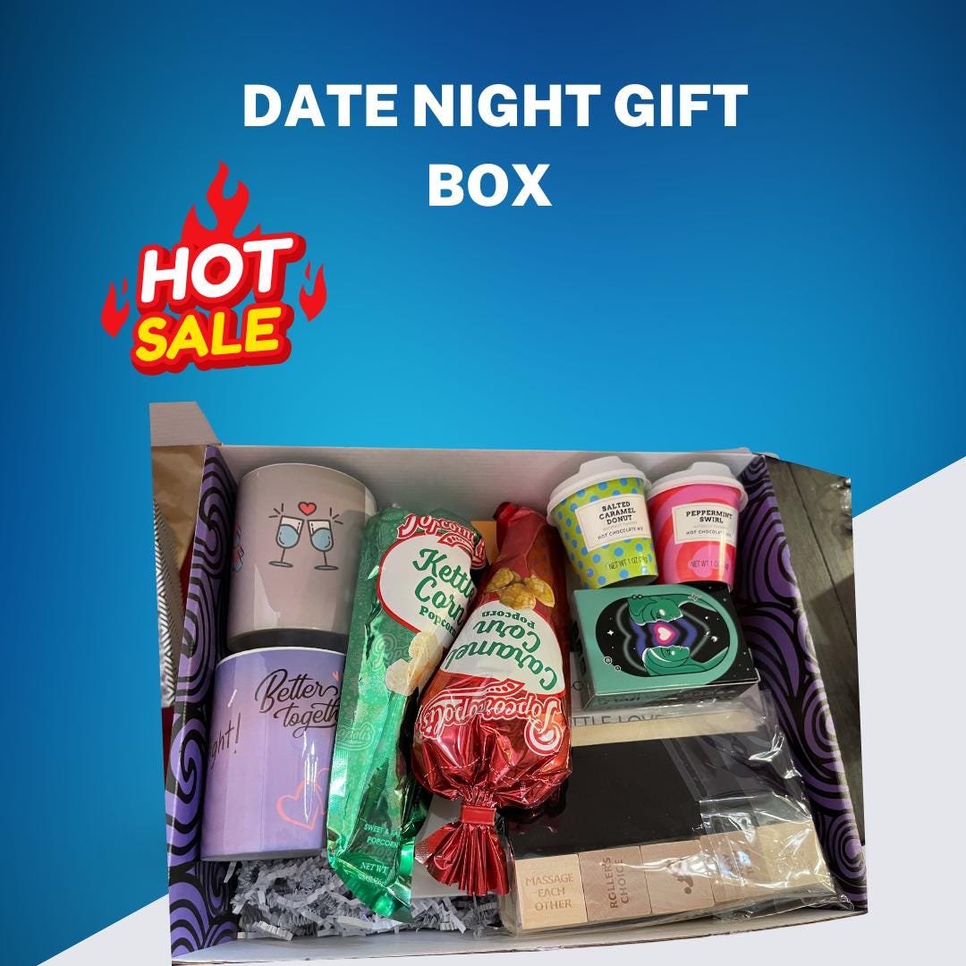 Date Night Couples Gift Box Romantic & Fun Experience Date Night ...