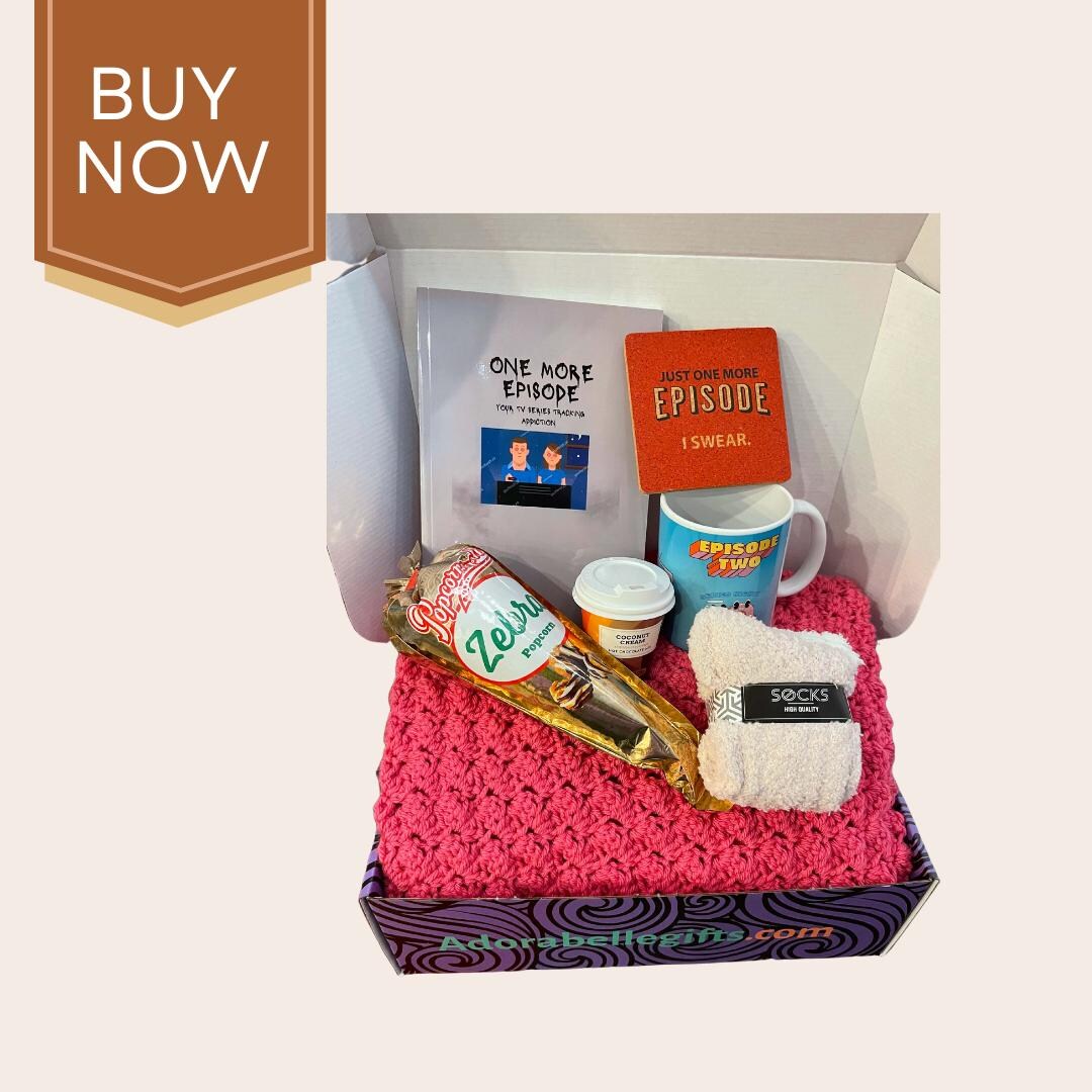 TV Binge Watcher Gift Set Box Snacks & Comfort Essentials TV Binge ...