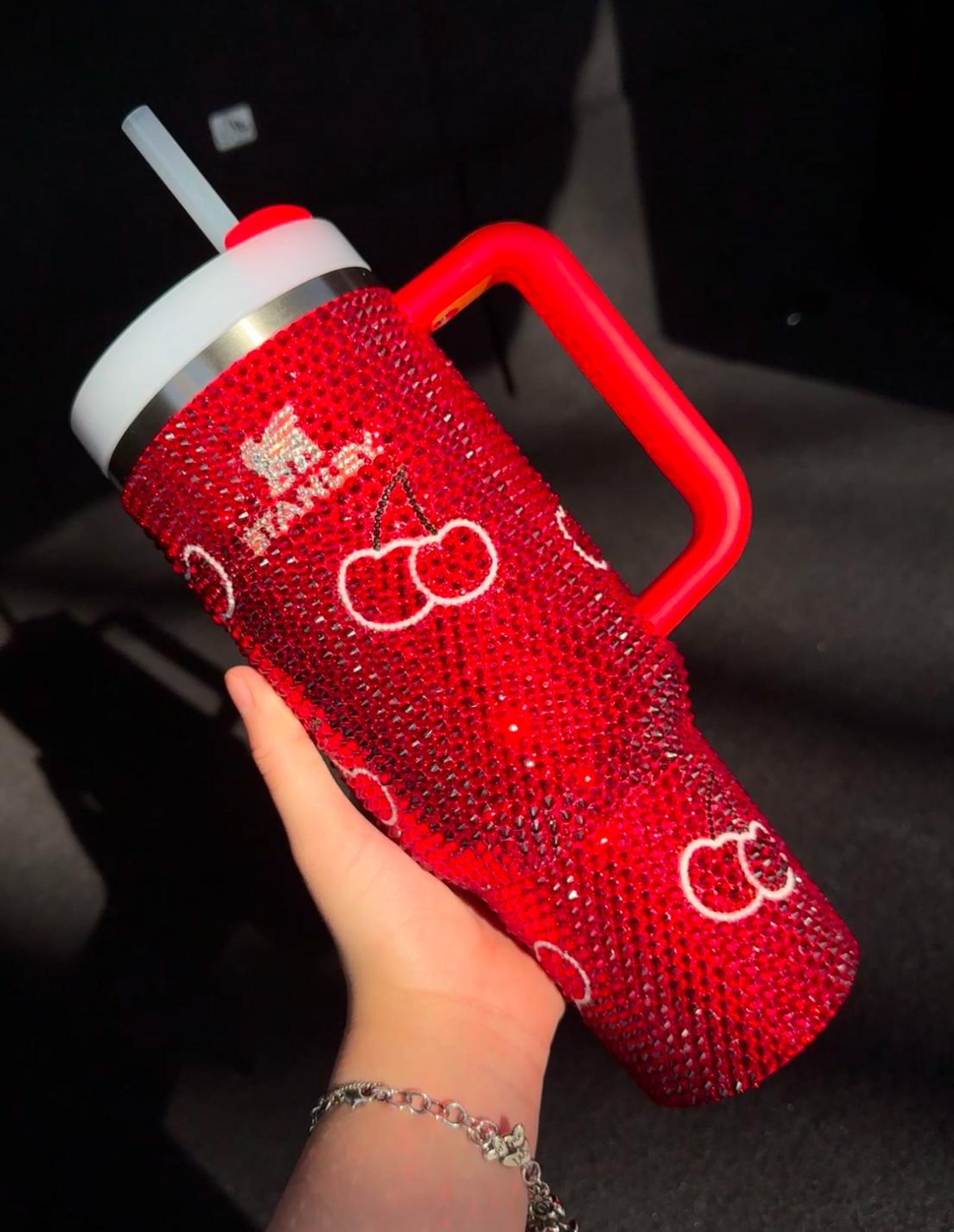Bedazzled Red Stanley | Stanley Tumbler | 40 Oz | 30 Oz | Cherry ...