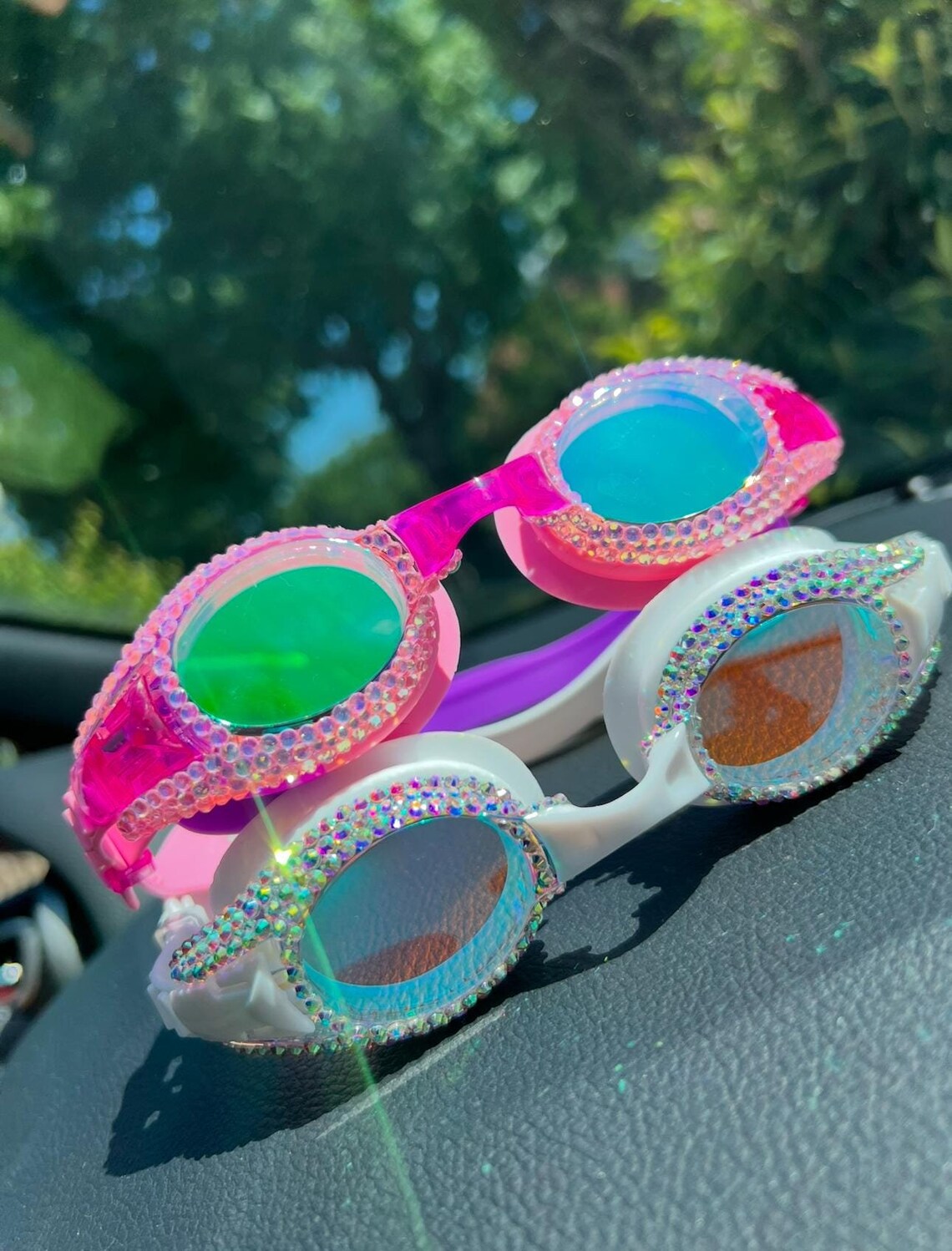 Bedazzled Kids Swimming Goggles - Christmas Gift for Kids - Stocking ...