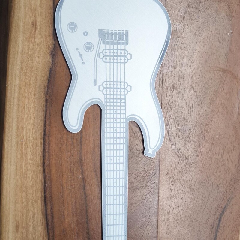 Guitar Cake Topper - Etsy