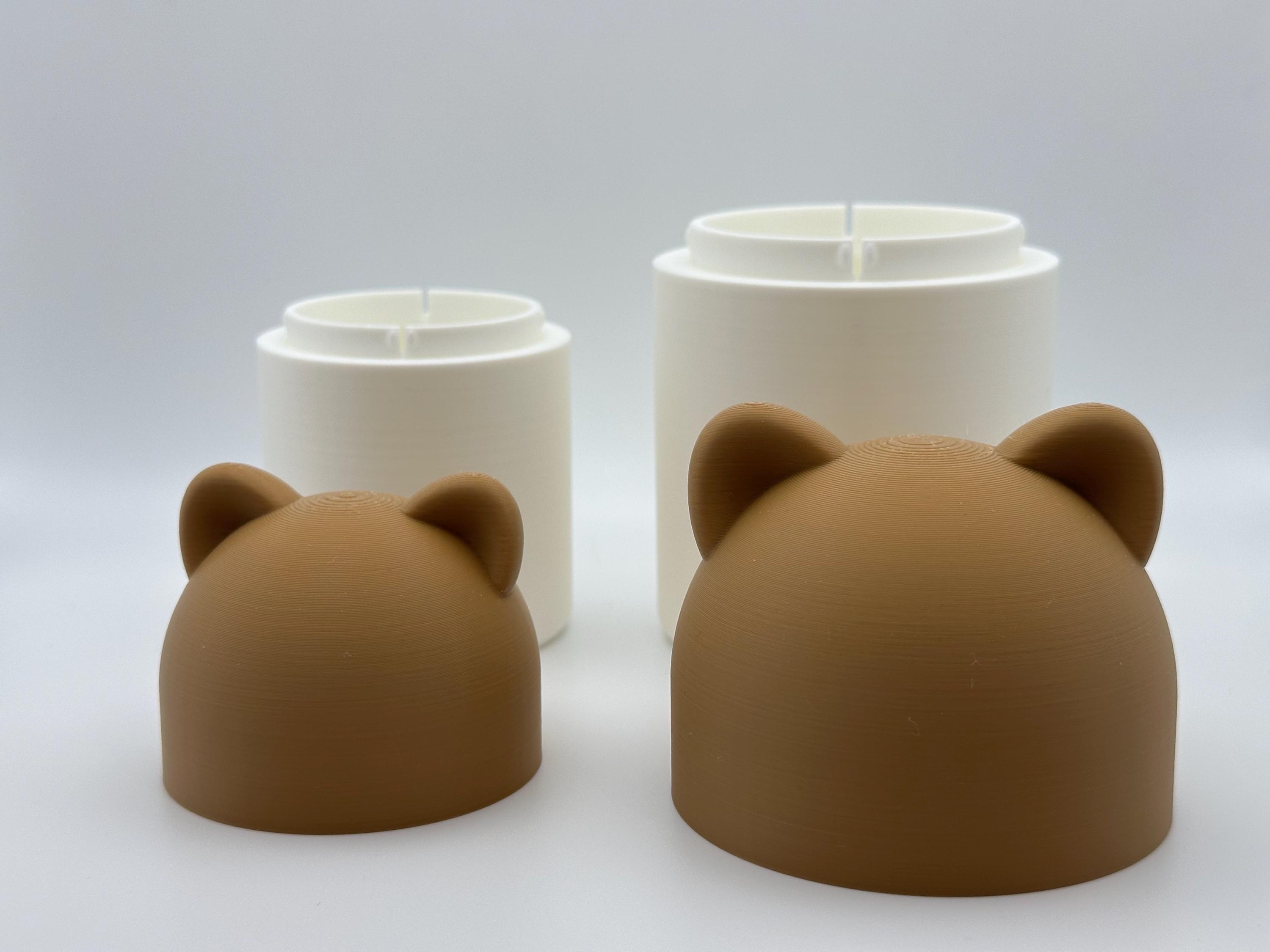 Cute 3D Printed Cat Ear Container Toy Perfect Stocking Stuffer for Cat ...