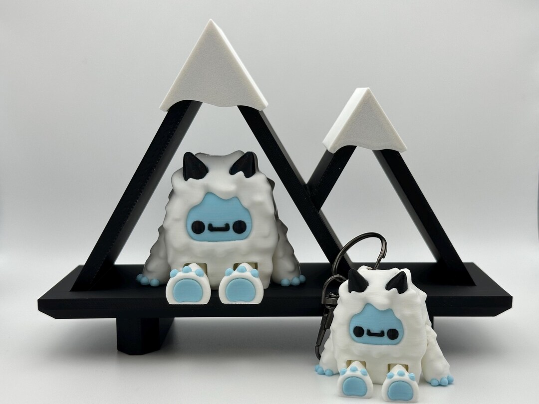 Cool and Cute Yeti | Articulated 3D Print Toy | 3D Printed Toy ...