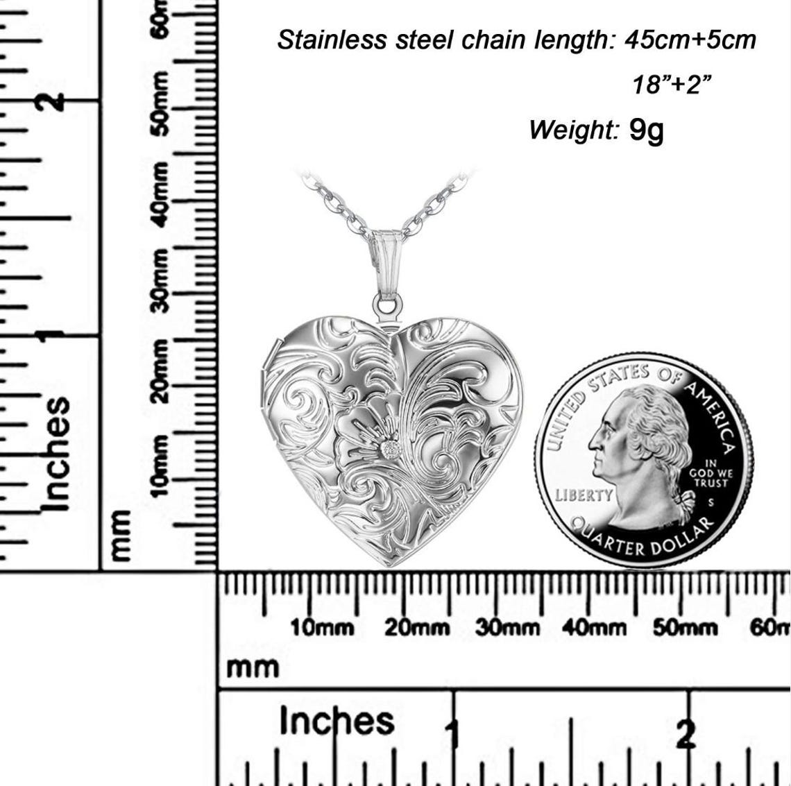 Ellen Hutter Heart Locket Necklace Inspired by Nosferatu, Gothic Horror ...