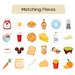 Food Pairing Cards: Matching Game Activity (digital Download) - Etsy