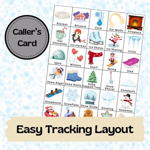 Winter Bingo Game, Winter Classroom Activity, Inclusive Winter Bingo ...