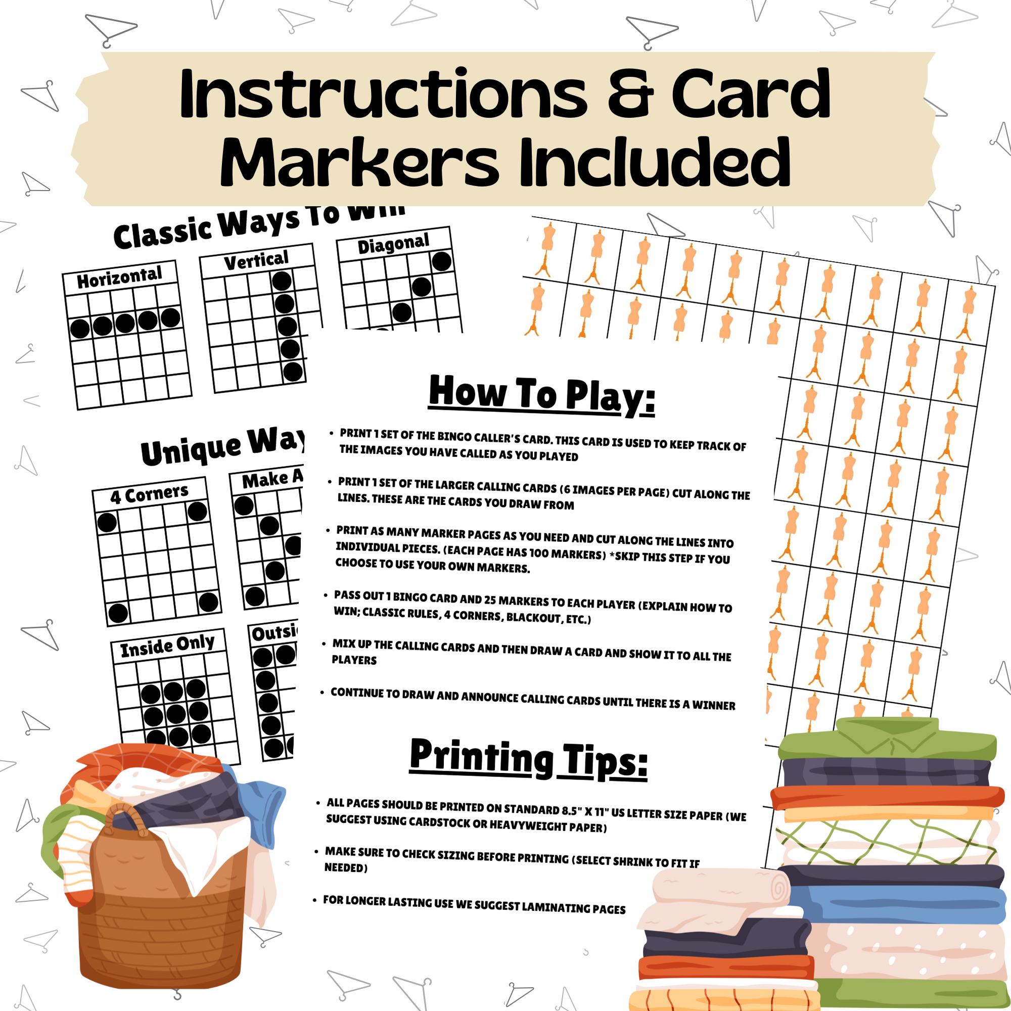 Clothing Bingo Game, Clothing Classroom Activity, Inclusive Bingo, 30 ...