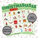 30 Unique Christmas Bingo Cards, Christmas Classroom Activity ...