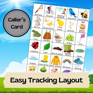Spring Bingo Game, Spring Classroom Activity, Inclusive Spring Bingo ...