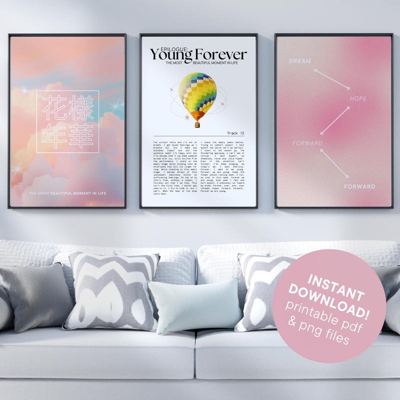 Bts Young Forever Sticker - Etsy