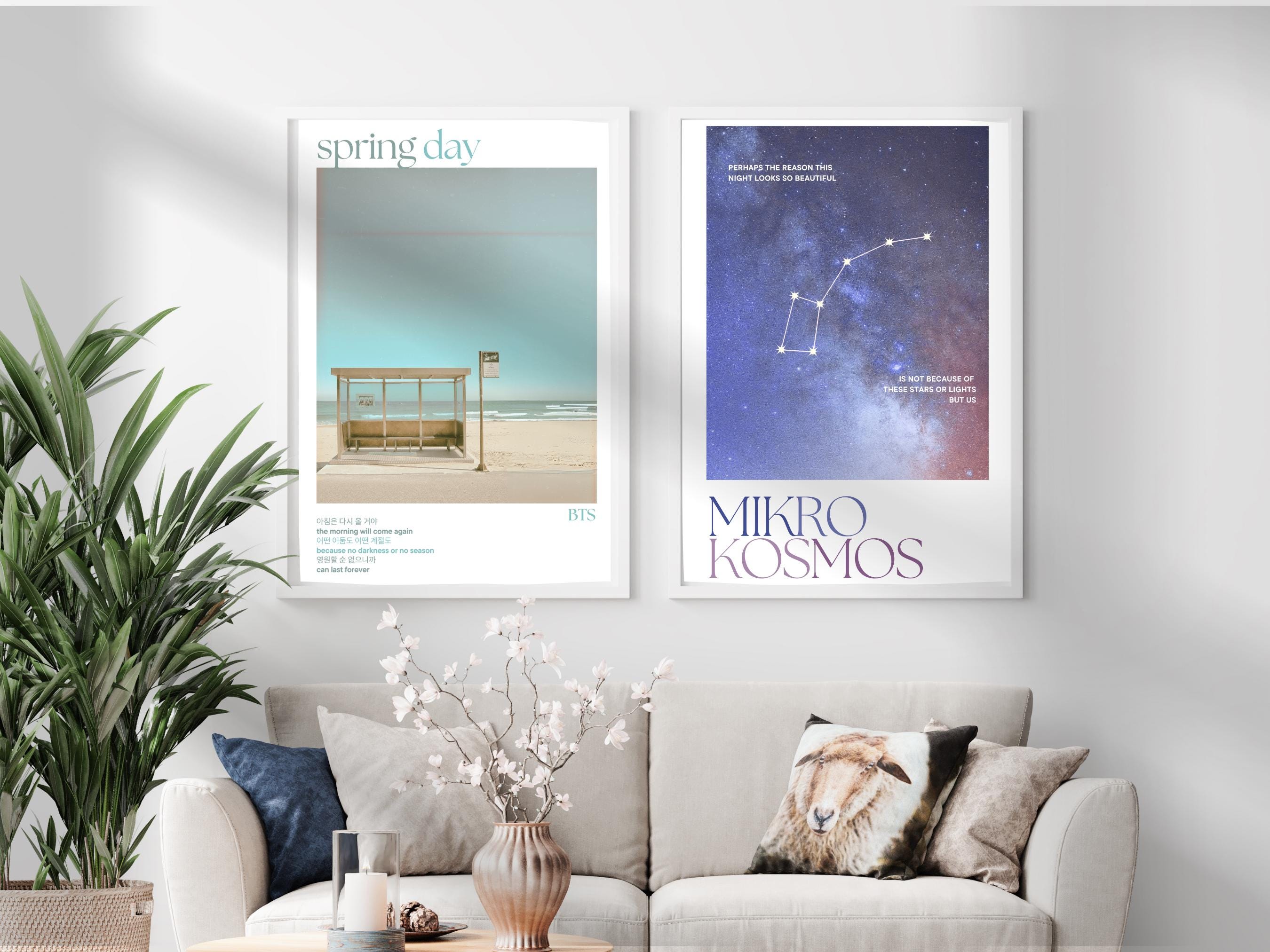 BTS Healing Songs Lyrical Wall Art | Digital Poster Bundle, Comfort ...