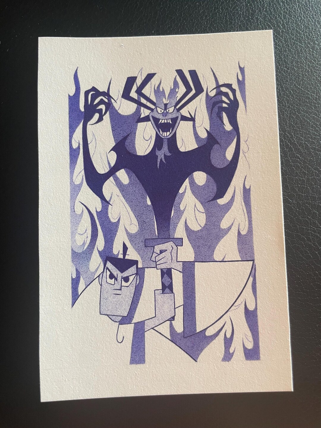 Samurai Jack, Aku, Pen Drawing - Etsy