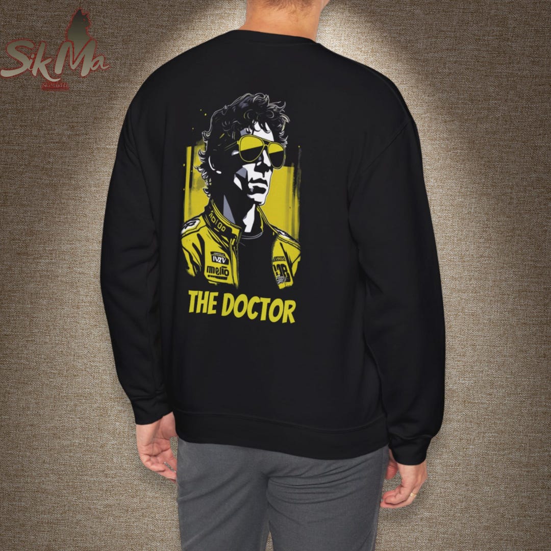 Valentino Rossi Vintage Sweatshirt Moto GP Fan Apparel the Doctor ...
