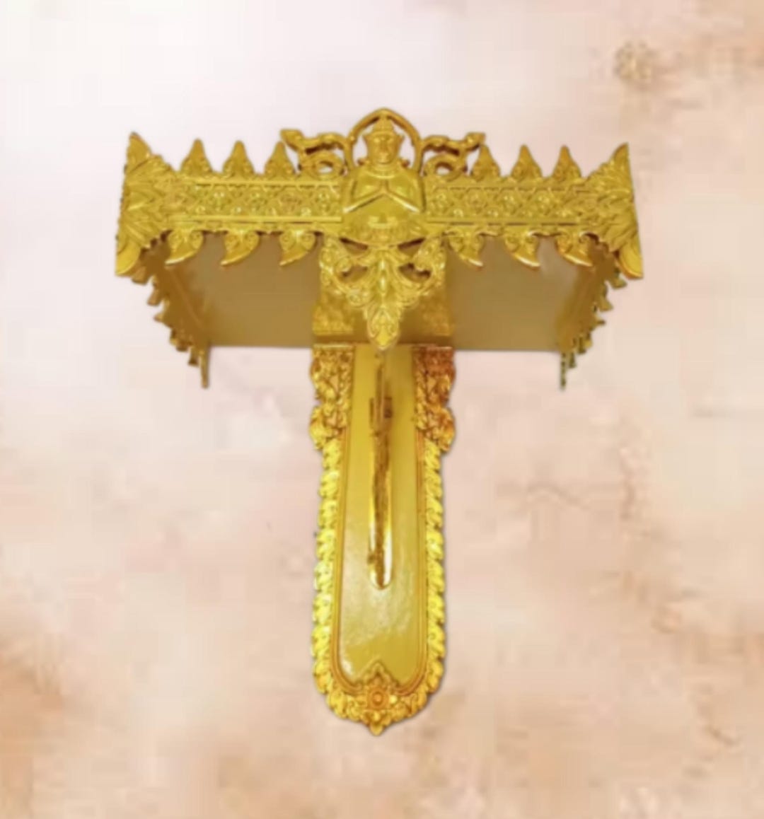 Handcrafted Thai Buddha Shelf: Wall-mounted Sacred Decor - Etsy