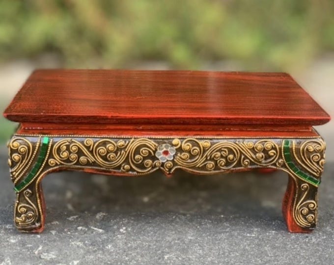 Buddhist Altar Table With Sliding Tray, Tabletop Buddha Altar, Wall ...